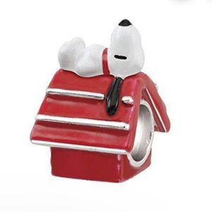 Pandora | Jewelry | Peanuts Snoopy On Doghouse Enamel 925 Charm | Poshmark